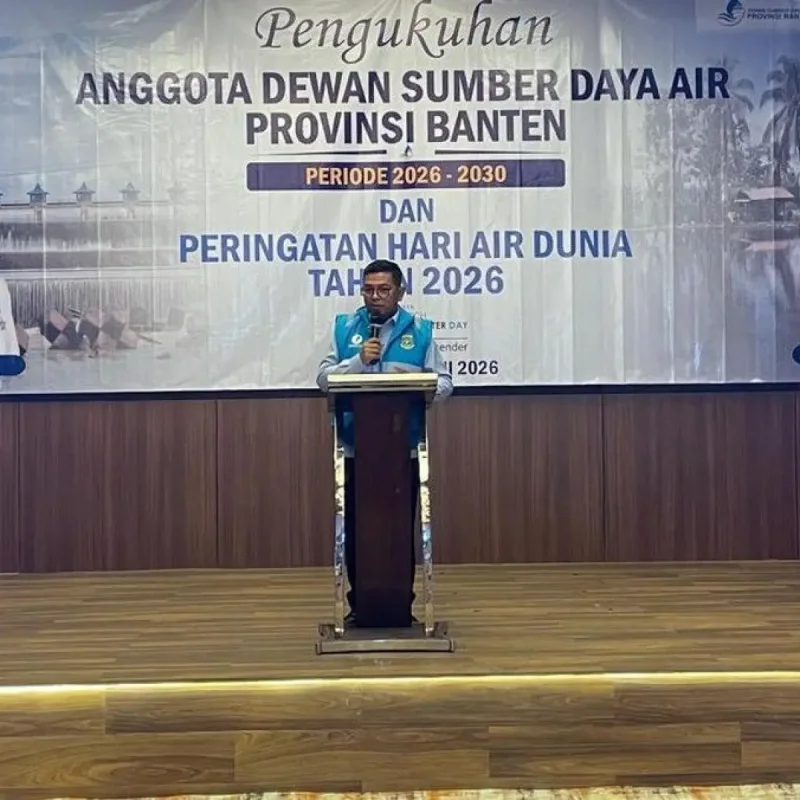 Andra Soni Integrasikan Pengelolaan Sumber Daya Air di Banten